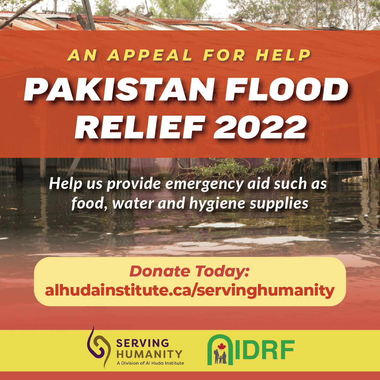 Pakistan Flood Relief 2022 – Al Huda Institute Canada