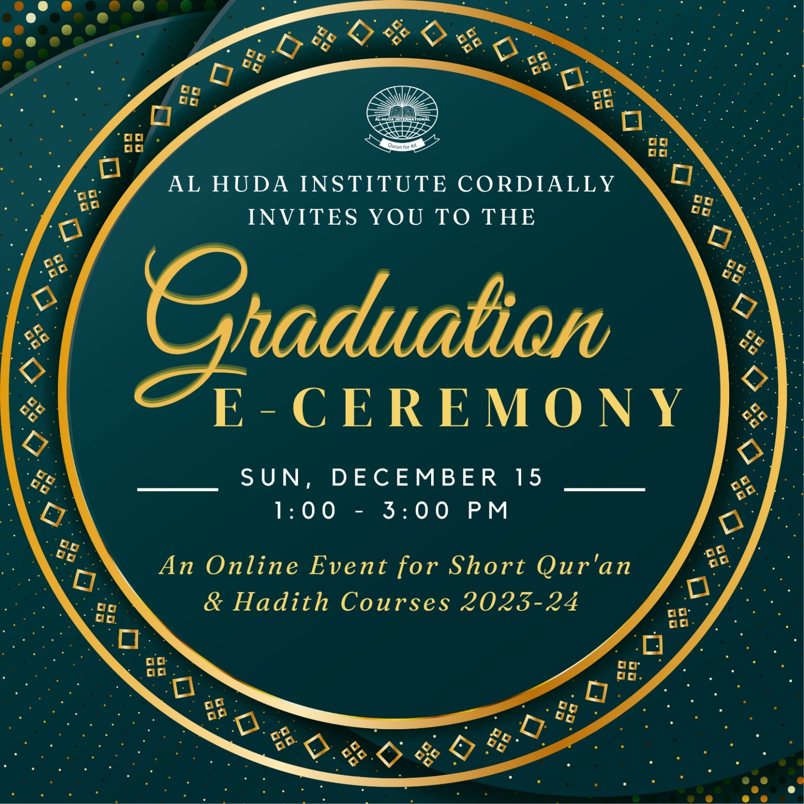AHIC Graduation 2024 – Al Huda Institute Canada